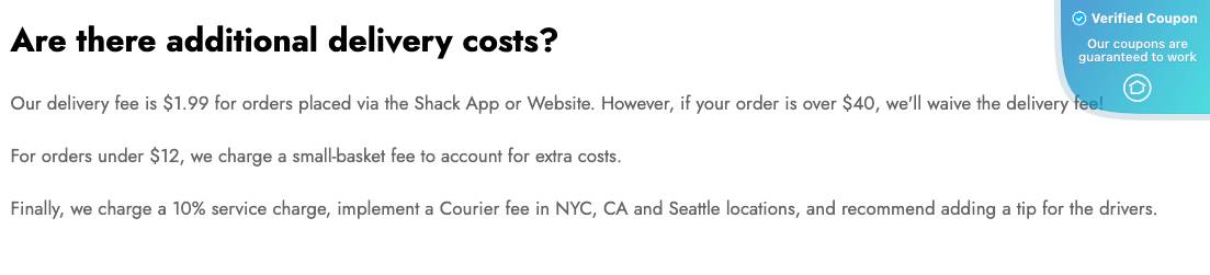 20% Off Shake Shack Coupons & Promo Codes - February 2025