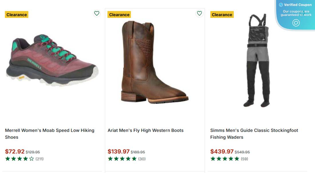 15% Off Sportsman's Warehouse Coupons & Promo Codes - January 2025