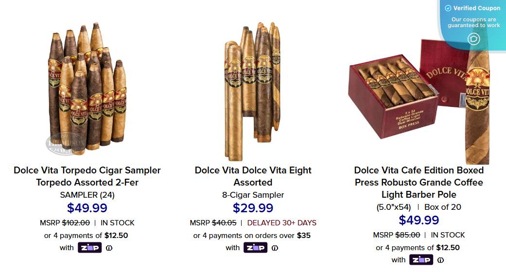 25% Off Thompson Cigar Coupons - January 2025