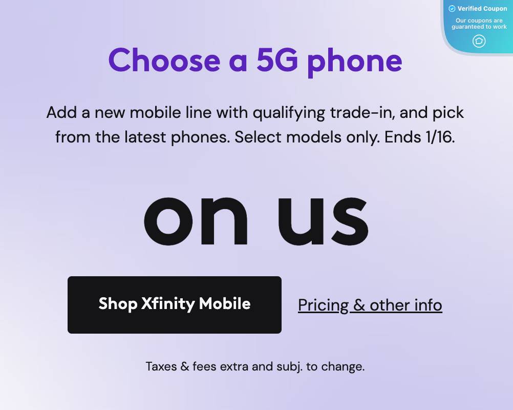 30% Off Xfinity Coupons & Promo Codes - March 2025