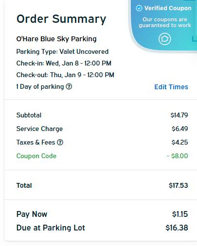 40% Off Airport Parking Reservations Coupons & Coupon Codes - January 2025