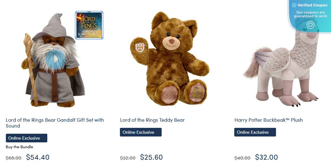 30% Off Build-A-Bear Coupons - January 2025