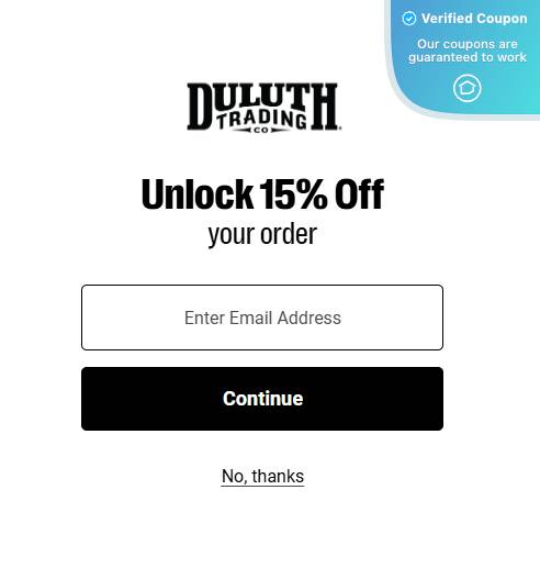 25% Off Duluth Trading Coupons & Promo Codes - February 2025