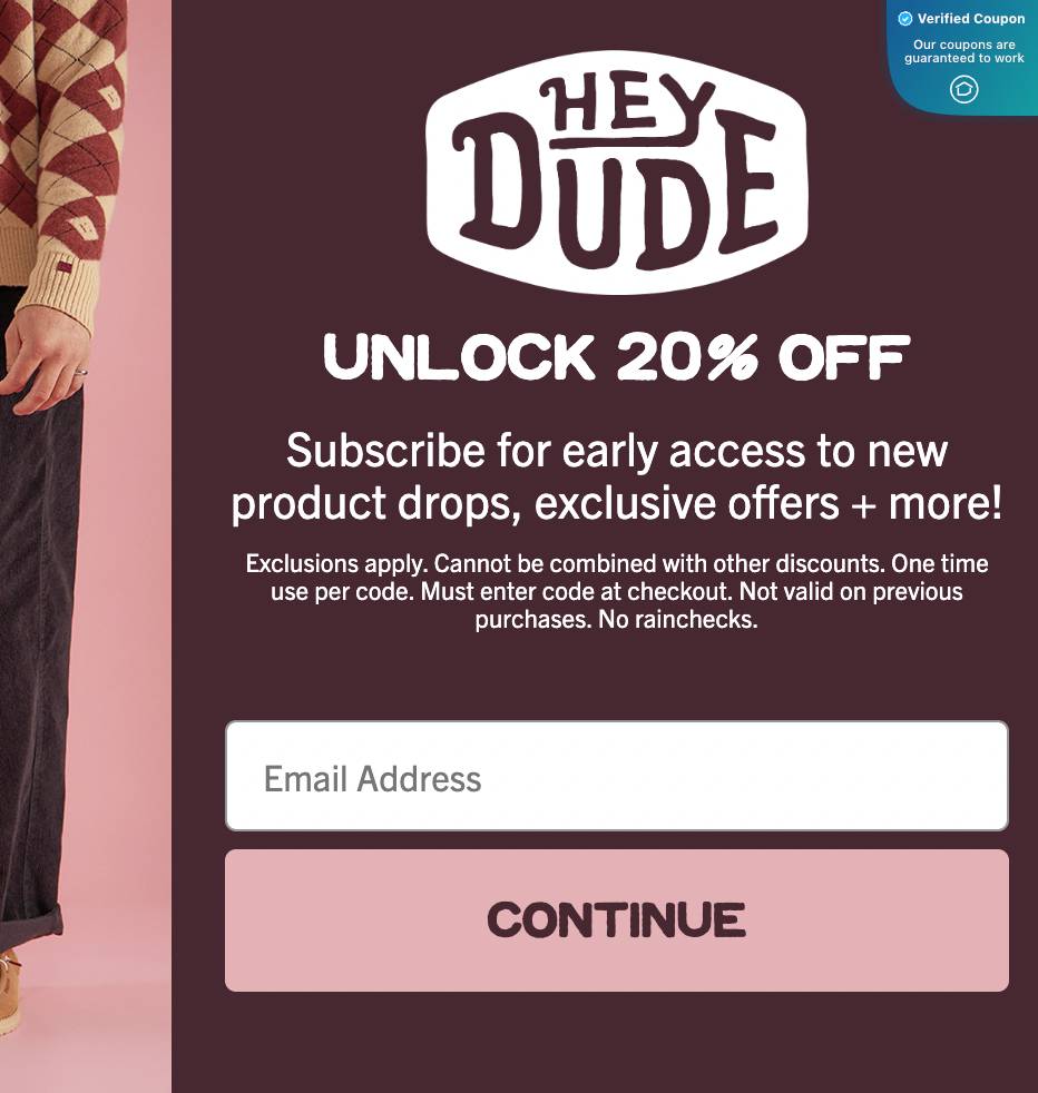 40% Off Hey Dude Coupons & Discount Codes - February 2025