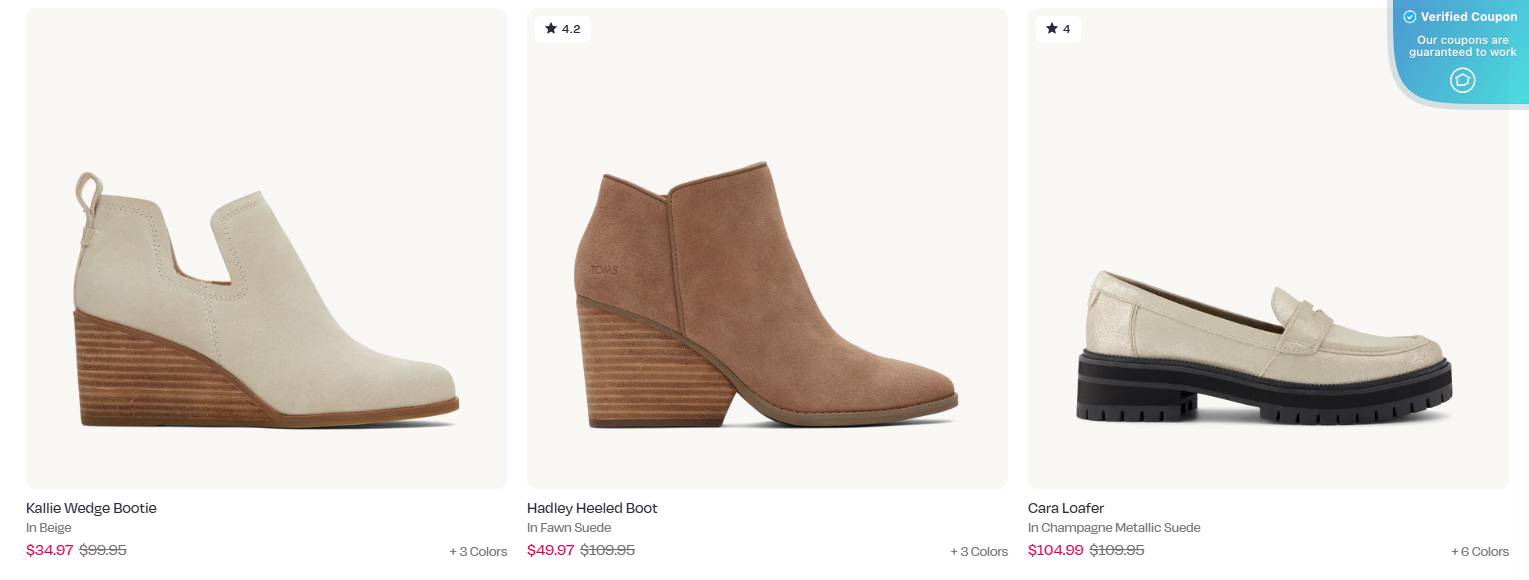 30% Off TOMS Coupons & Promo Codes - January 2025