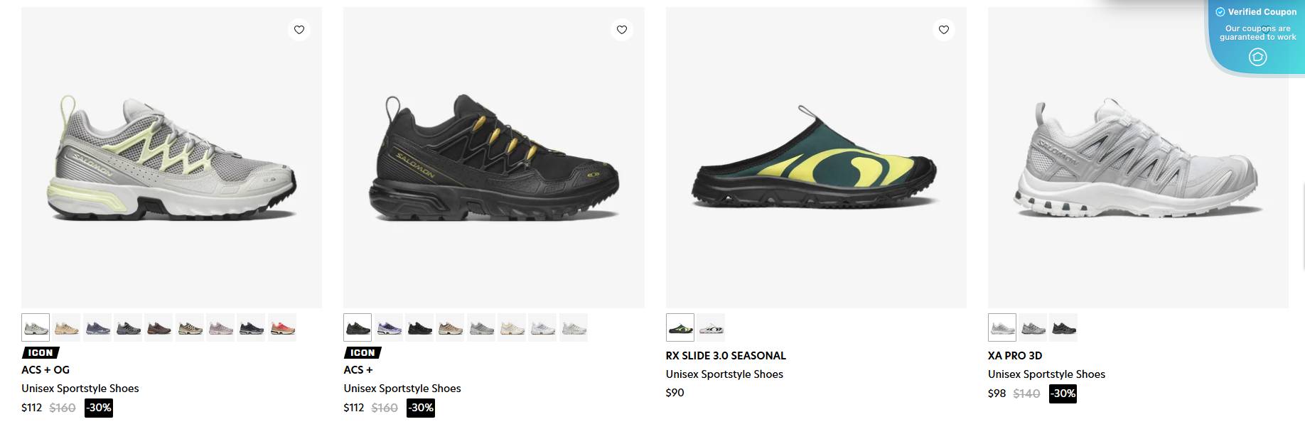 40% Off Salomon Coupons & Discount Codes - January 2025