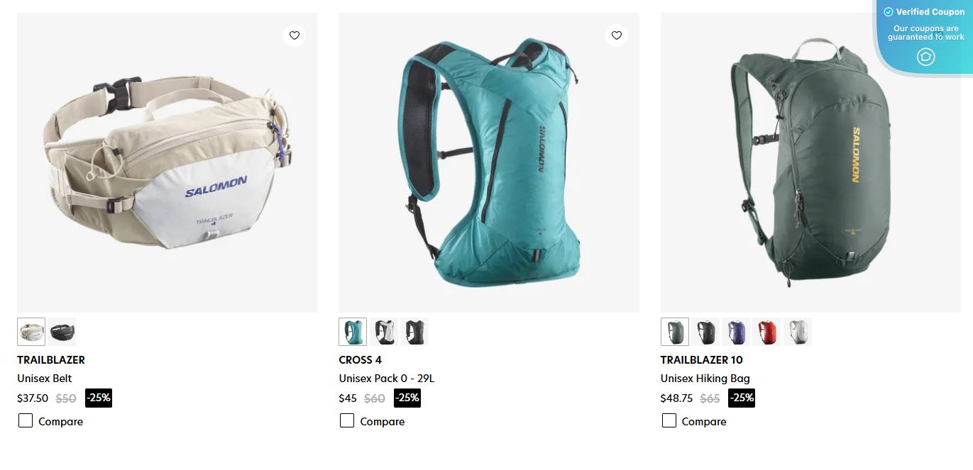 40% Off Salomon Coupons & Discount Codes - January 2025
