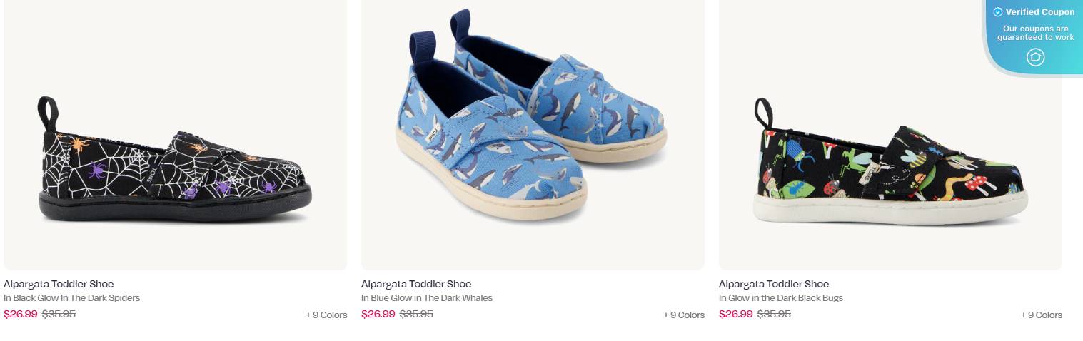 35% Off TOMS Coupons & Promo Codes - January 2025