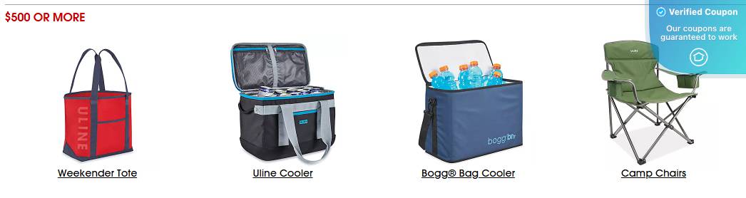 50% Off Uline Coupons & Coupon Codes - February 2025