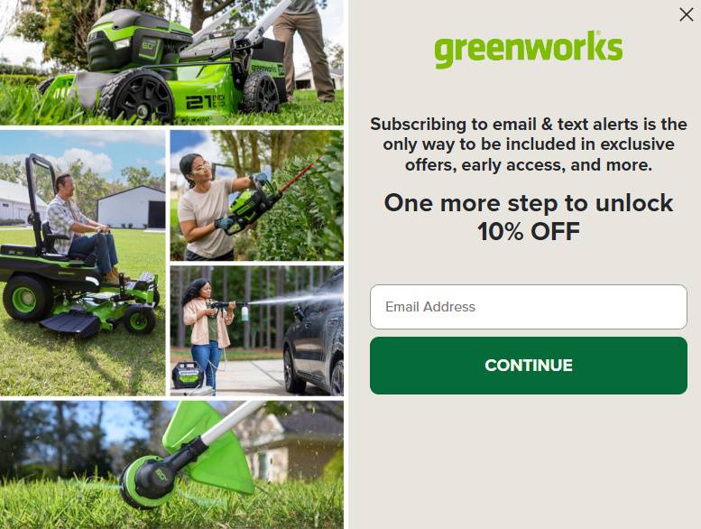 Save up to 15% with Greenworks Promo Codes in July 2025