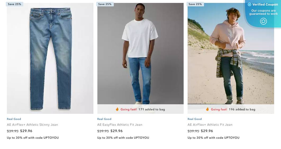 40% Off American Eagle Coupons & Promo Codes - January 2025