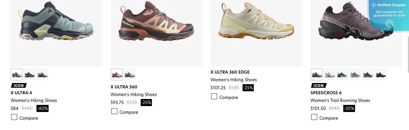 40% Off Salomon Coupons & Discount Codes - January 2025