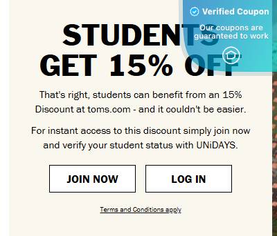 30% Off TOMS Coupons & Promo Codes - February 2025