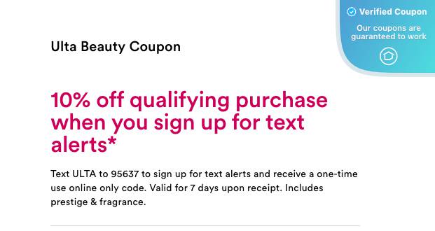 Ulta Coupons & Coupon Codes for January 2025: 20% Off