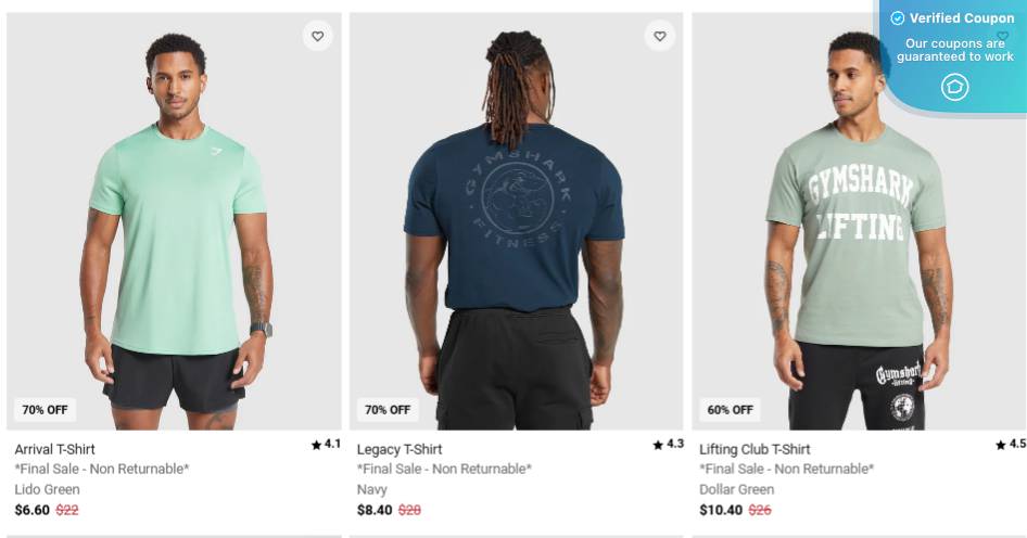 10% Off Gymshark Coupons & Discount Codes - February 2025