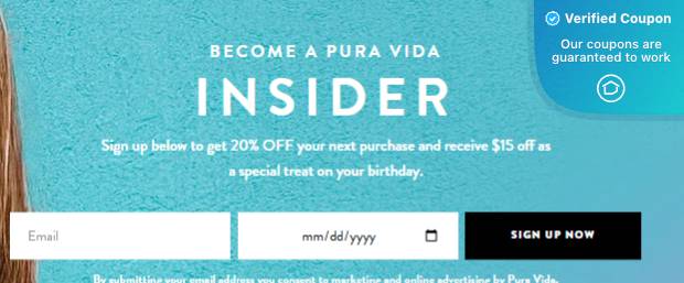 Pura Vida Coupons & Promo Codes: 50% Off