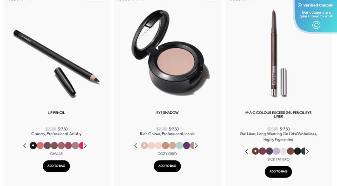 40% Off MAC Cosmetics Coupons & Promo Codes - February 2025