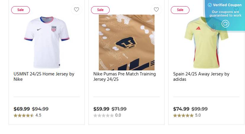 50% Off World Soccer Shop Coupons & Promo Codes - February 2025