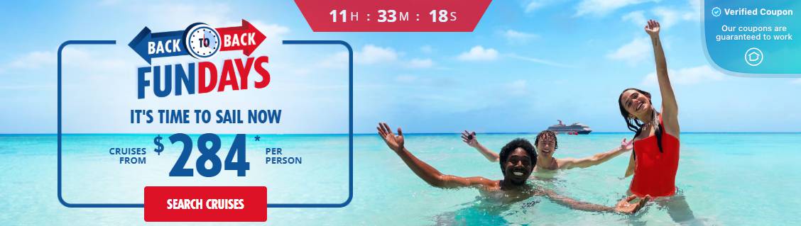 35% Off Carnival Cruise Coupons & Promo Codes - January 2025