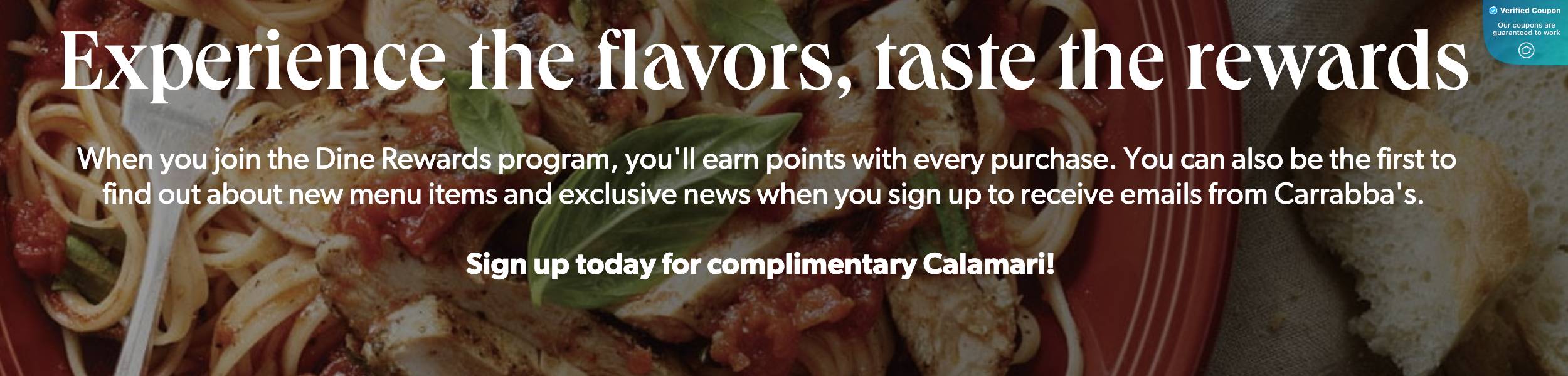 Carrabba's Coupons & Deals - Save $10 in March 2025