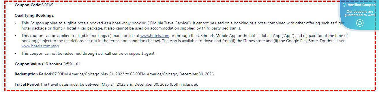 25% Off Hotels.com Coupons - March 2025