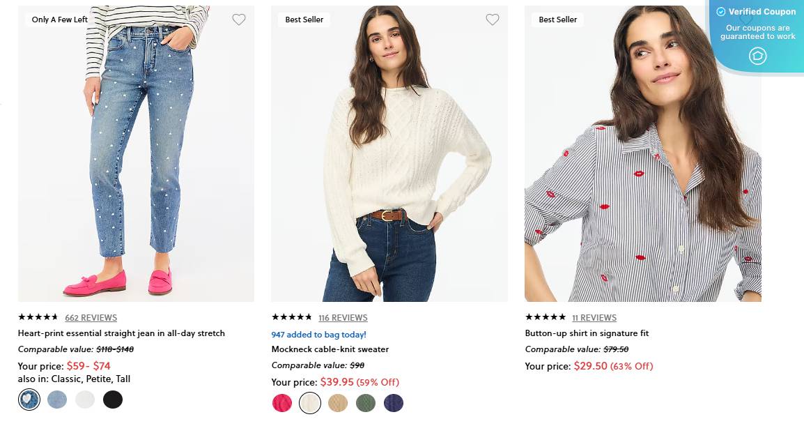 50% Off J Crew Factory Coupons & Promo Codes - February 2025