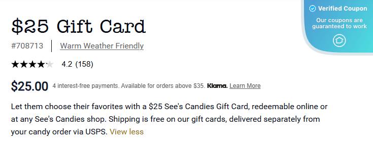 10% Off See's Candy Coupons & Promo Codes - February 2025