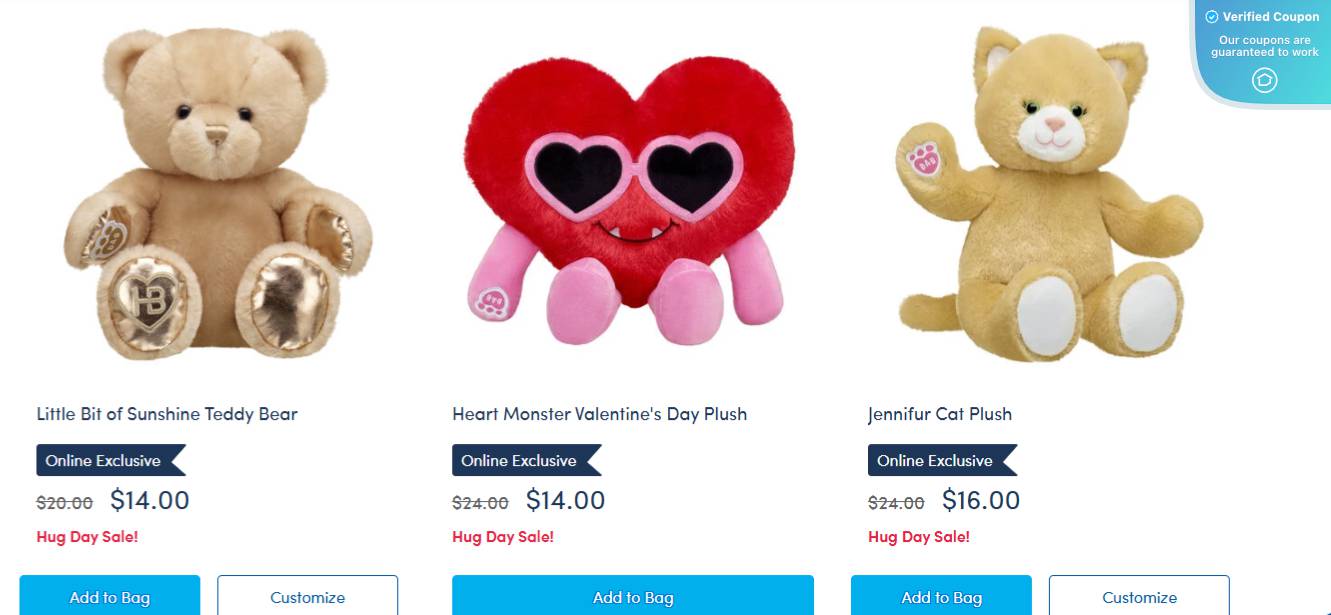 30% Off Build-A-Bear Coupons - January 2025