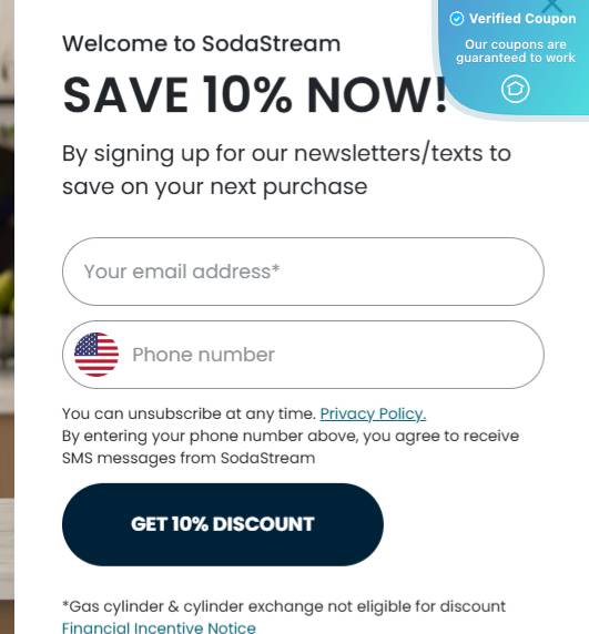 40% Off SodaStream Coupons & Discount Codes - February 2025