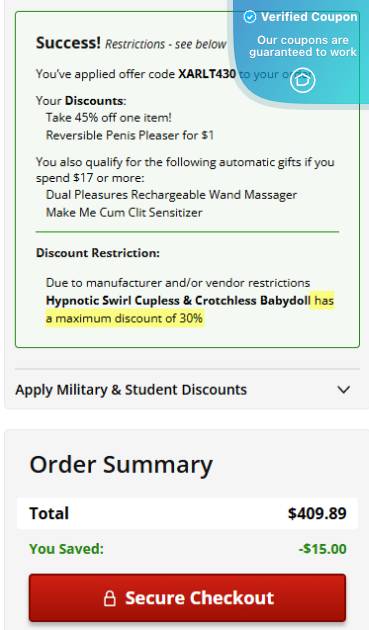 60% Off Adam and Eve Coupons & Discount Codes - January 2025