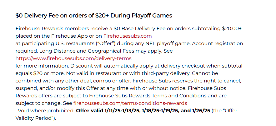 50% Off Firehouse Subs Coupons & Promo Codes - February 2025
