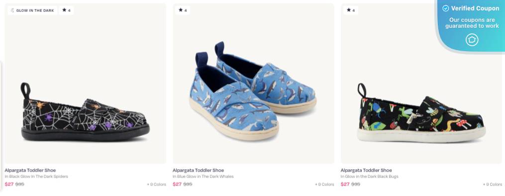 30% Off TOMS Coupons & Promo Codes - January 2025