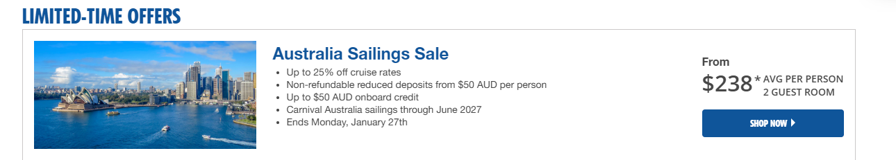 35% Off Carnival Cruise Coupons & Promo Codes - January 2025