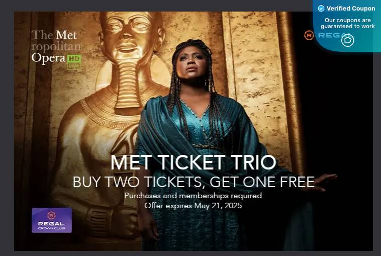 20% Off Regal Cinemas Coupons & Promo Codes - March 2025