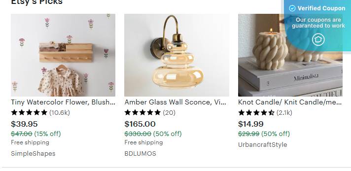 20% Off Etsy Coupons & Coupon Codes - March 2025