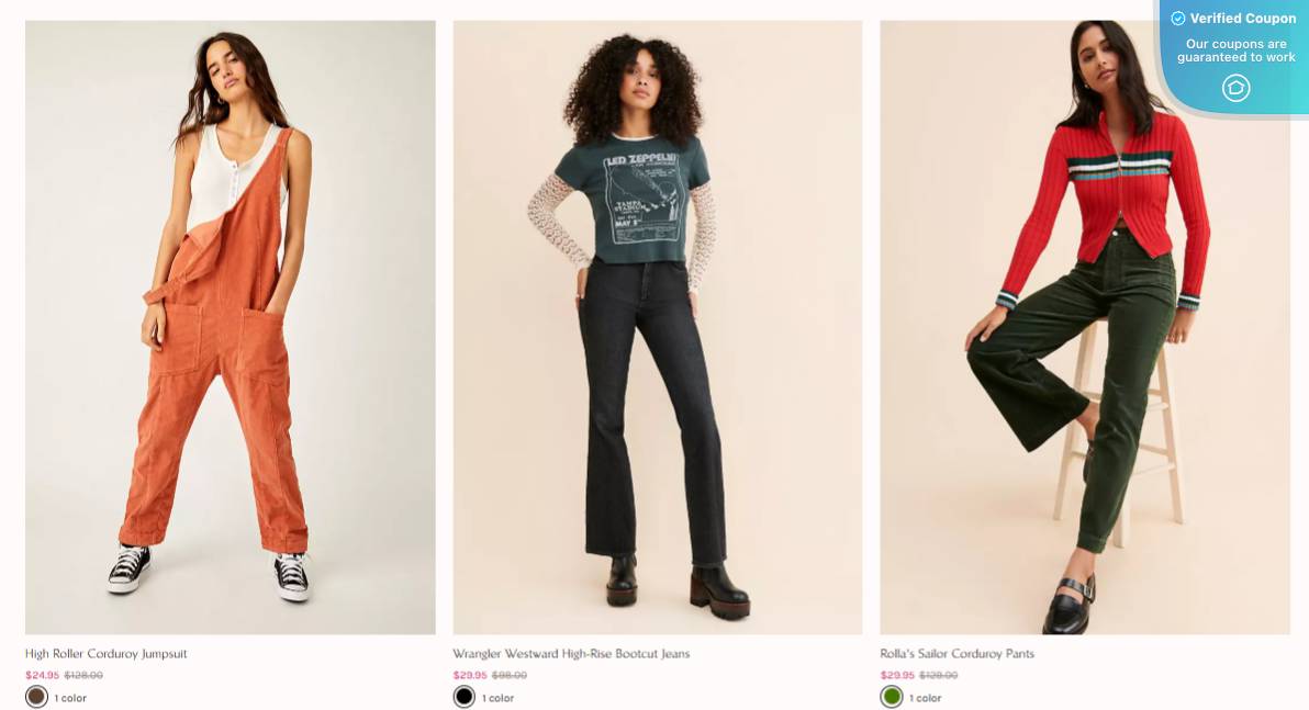 25% Off Free People Coupons & Promo Codes - March 2025