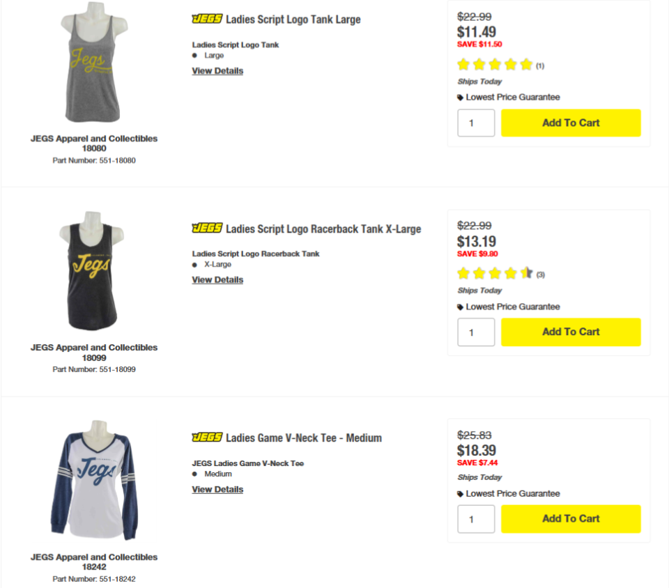 $50 Off JEGS Coupons & Promo Codes - February 2025