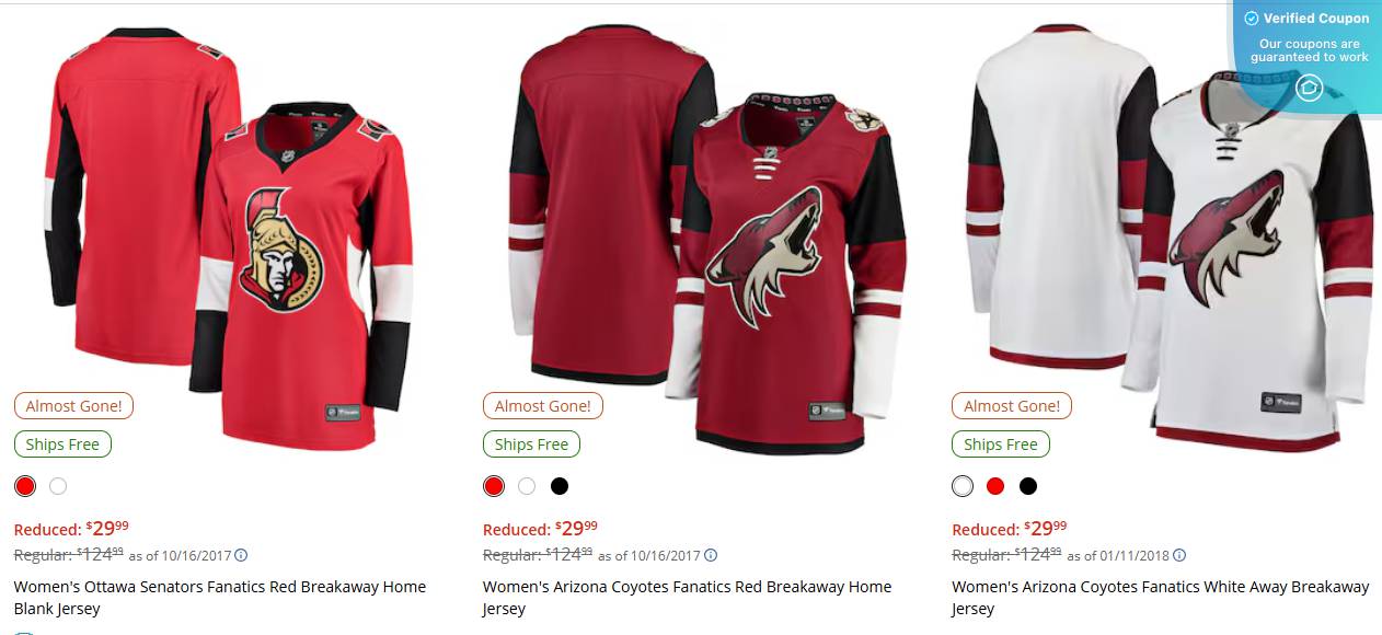 25% Off NHL Shop Coupons & Coupon Codes - February 2025
