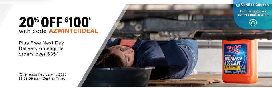 25% Off AutoZone Coupons & Promo Codes - January 2025