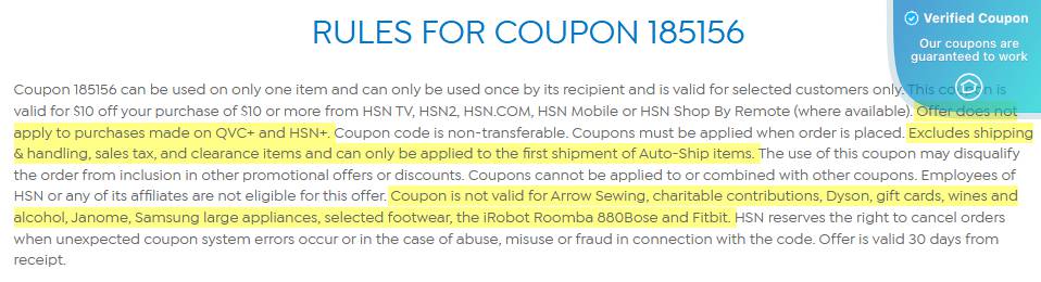 50% Off HSN Coupons & Coupon Codes - February 2025