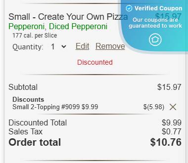 25% Off Pizza Guys Coupons & Coupon Codes - February 2025