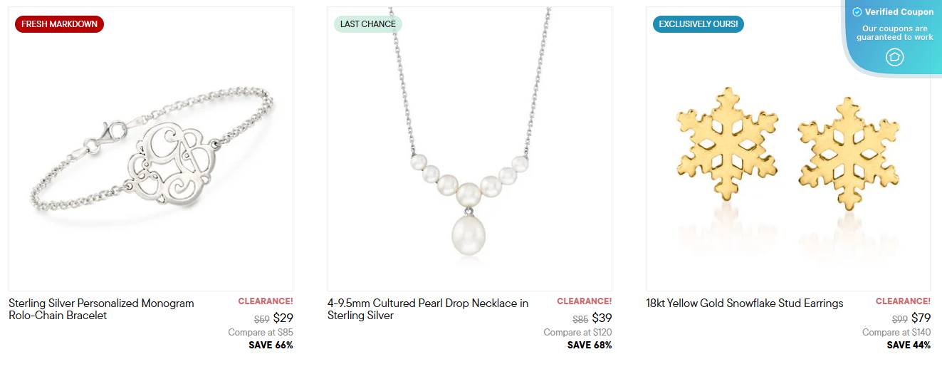 25% Off Ross-Simons Coupons & Promo Codes - February 2025