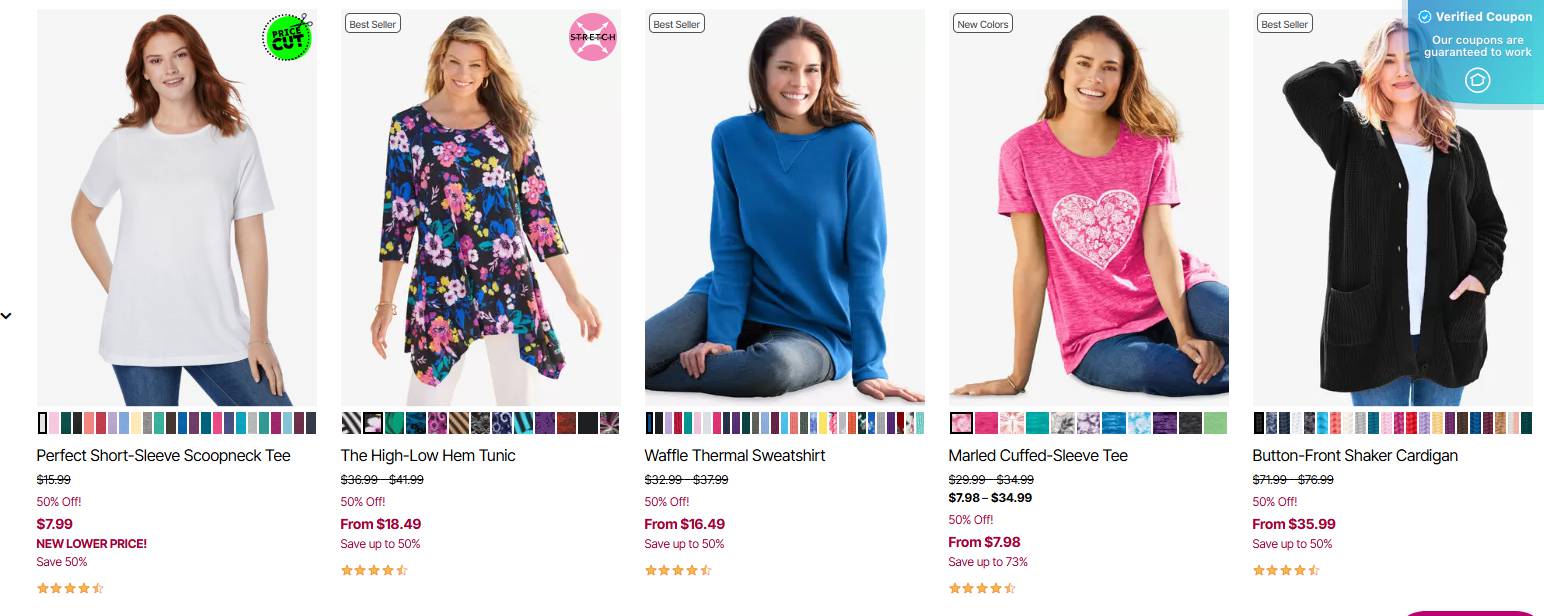 50% Off Woman Within Coupons & Promo Codes - February 2025