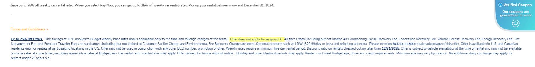 40% Off Budget Car Rental Coupons & Discount Codes - February 2025