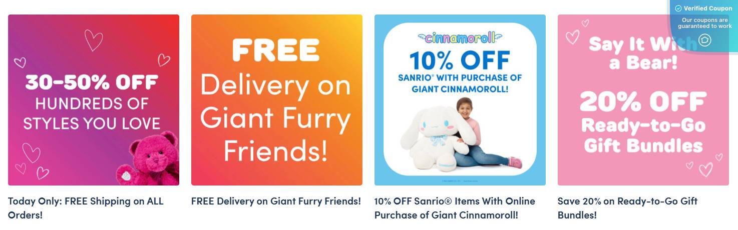20% Off Build-A-Bear Coupons & Promo Codes - April 2025