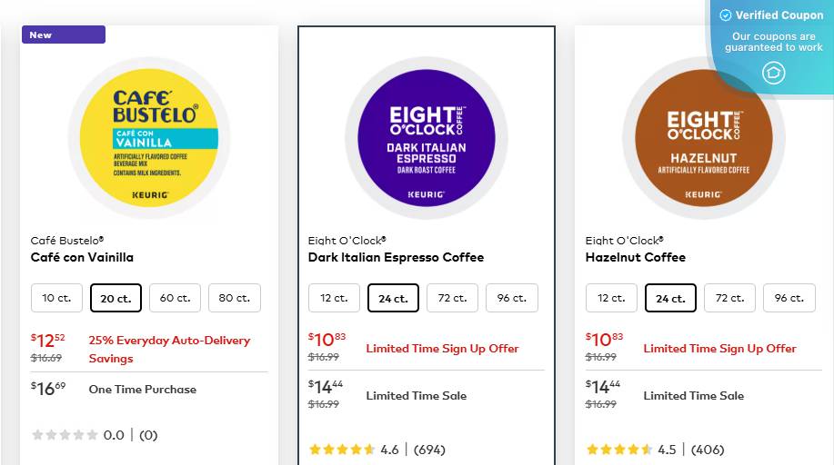 35% Off Keurig Coupons & Coupon Codes - February 2025