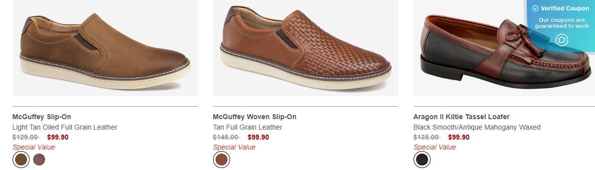 25% Off Johnston and Murphy Coupons & Promo Codes - February 2025