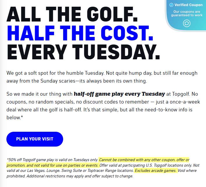 10% Off Top Golf Coupons & Promo Codes - March 2025