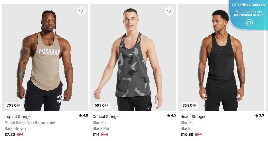10% Off Gymshark Coupons & Discount Codes - February 2025