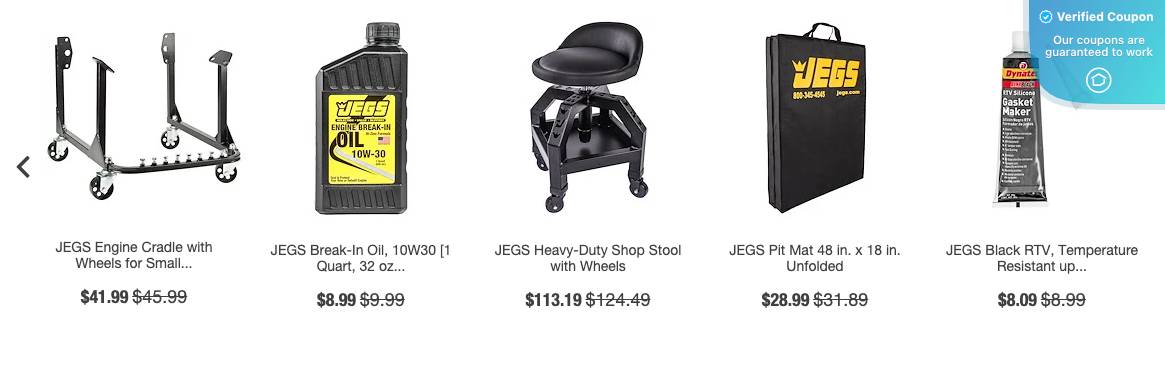 $50 Off JEGS Coupons & Promo Codes - February 2025